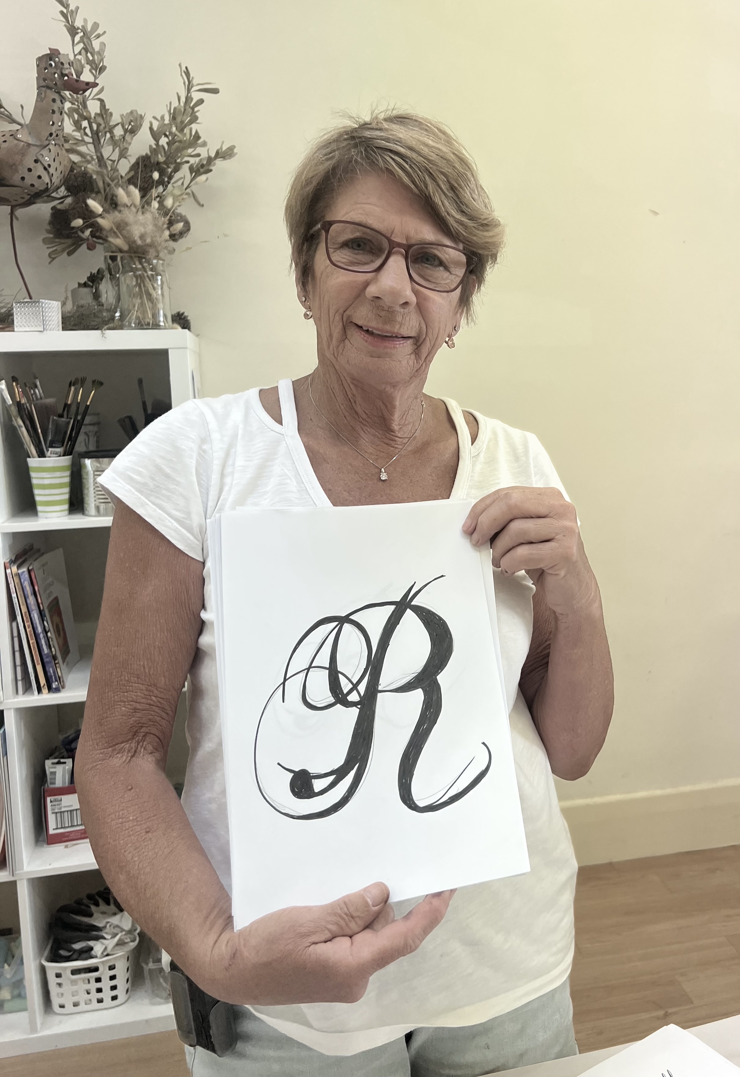 Calligraphy at The Hub – The Pinnaroo Project